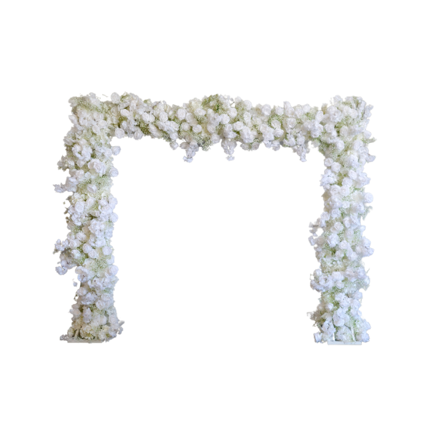 Rectangular Flower Arch - White – Event Party Co